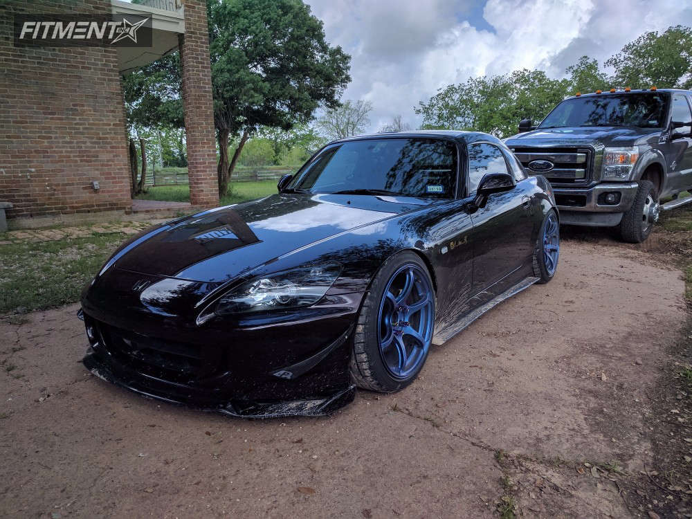 2007 Honda S2000 Base with 18x9.5 Advan RGIII and Dunlop 265x35 on ...