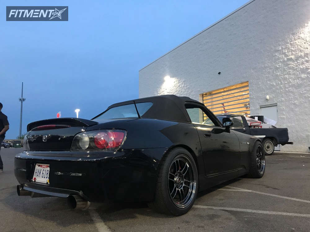 2000 Honda S2000 Base with 17x9 Enkei RPF1 and BFGoodrich 245x45 on ...
