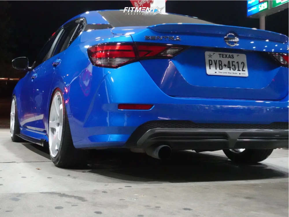 2021 Nissan Sentra SR with 18x8 Enkei Kojin and Hankook 245x45 on ...