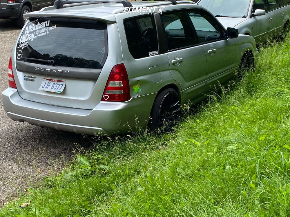 2005 Subaru Forester XT Premium with 18x9.5 Vors Tr4 and Federal 215x40 ...