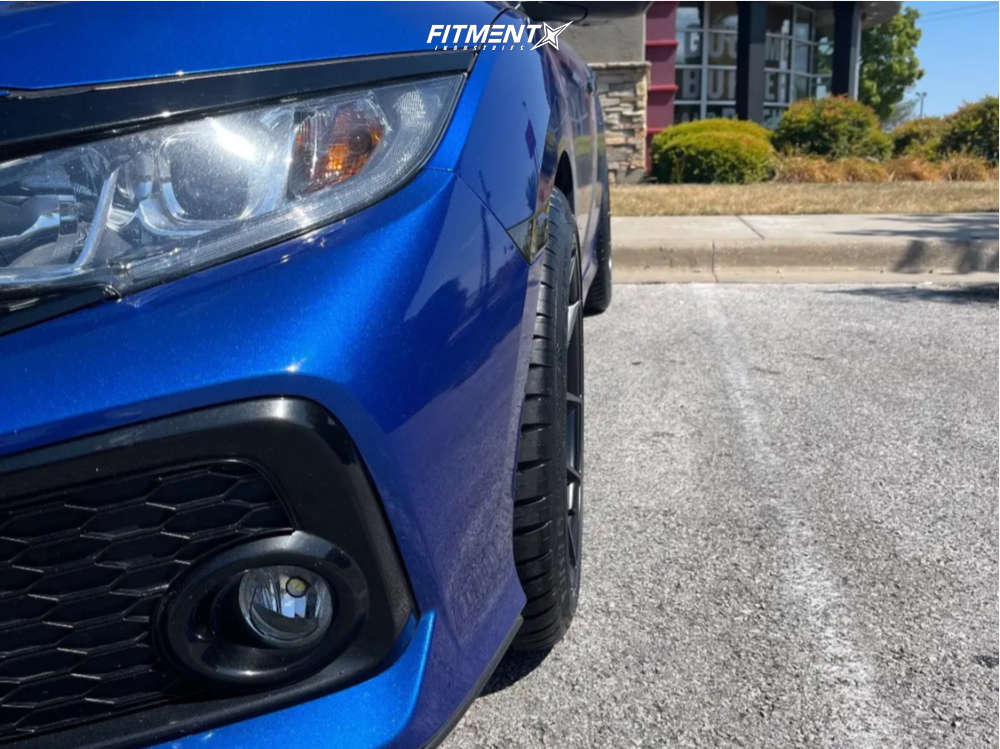 2019 Honda Civic Si with 18x9.5 Aodhan Aff7 and Michelin 255x35 on ...