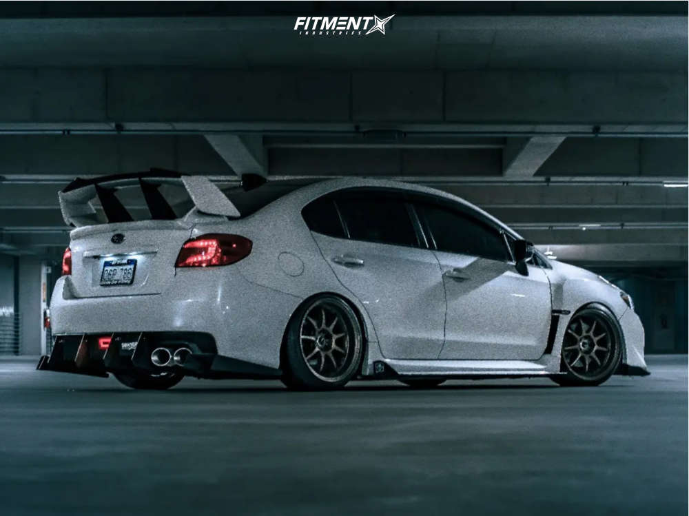 2017 Subaru WRX Limited with 18x9.5 Work Emotion D9r and Continental 225x40 on Coilovers ...