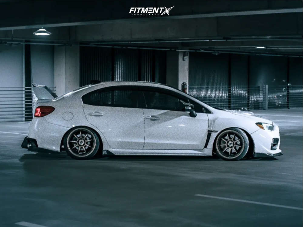 2017 Subaru WRX Limited with 18x9.5 Work Emotion D9r and Continental ...