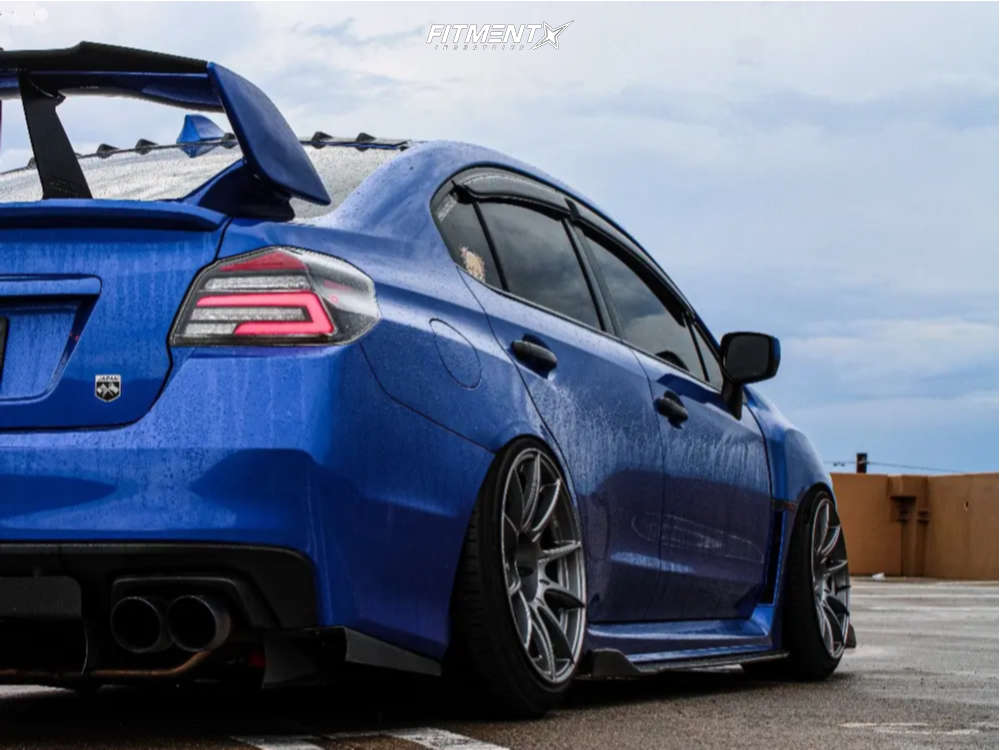 2017 Subaru WRX Base with 18x10.5 SSR Gtx01 and Lionhart 235x40 on Coilovers | 2343047 | Fitment ...