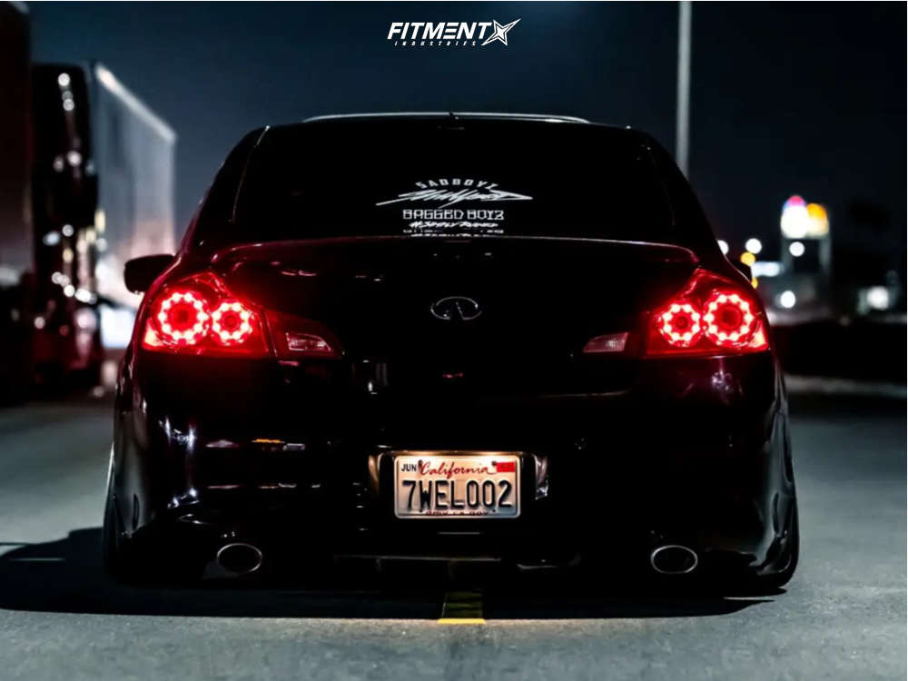 2011 INFINITI G37 X with 19x9.5 Infinitewerks Mt and Federal 225x35 on ...