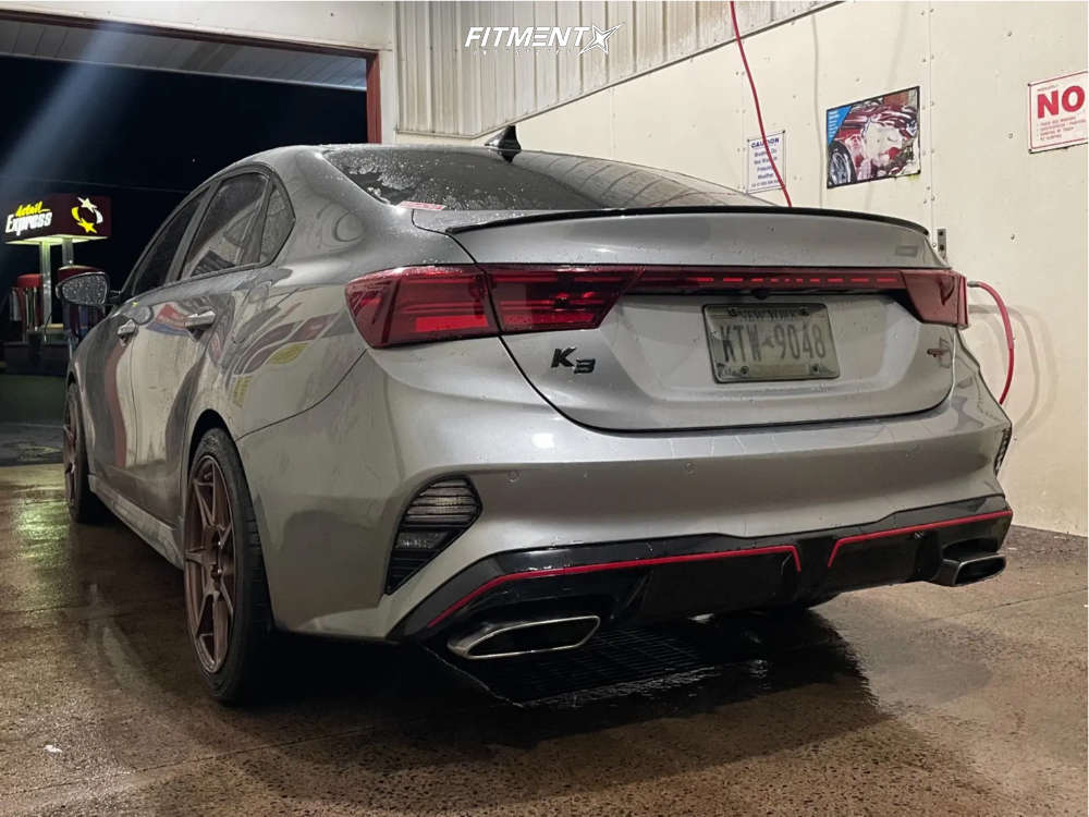 2022 Kia Forte GT with 18x8 Enkei Tfr and Kumho 225x45 on Stock ...