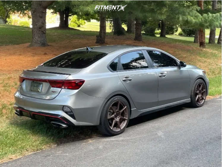 2022 Kia Forte GT with 18x8 Enkei Tfr and Kumho 225x45 on Stock ...