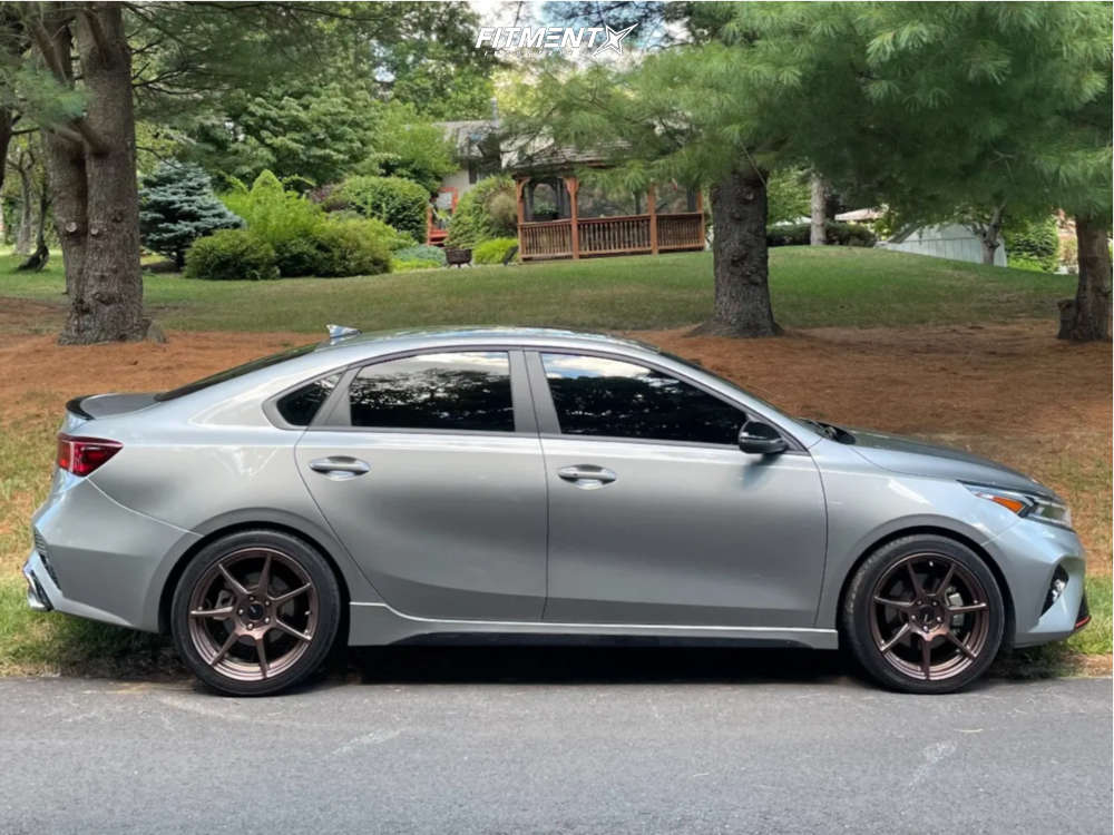 2022 Kia Forte GT with 18x8 Enkei Tfr and Kumho 225x45 on Stock ...