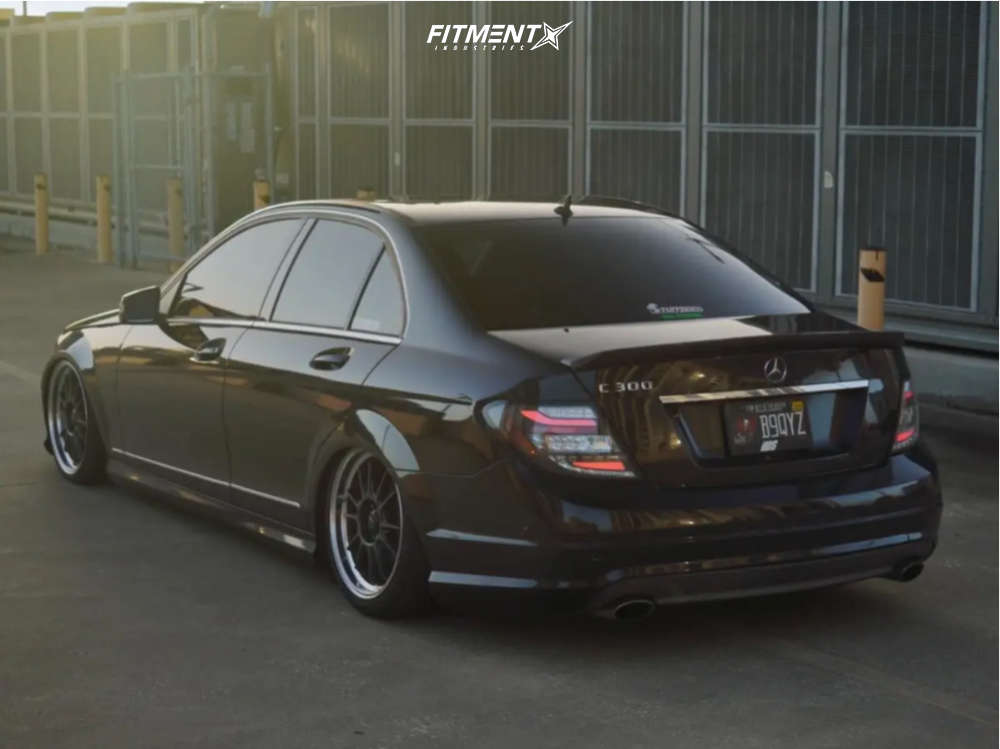 2011 Mercedes-Benz C300 Luxury with 18x8.5 Konig Hypergram and Atlas ...