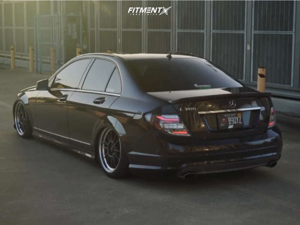 2011 Mercedes-Benz C300 Luxury with 18x8.5 Konig Hypergram and Atlas ...