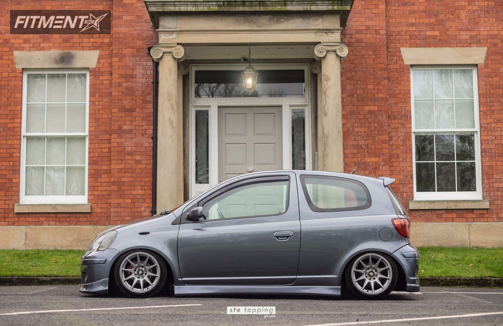 2005 Toyota Yaris Base with 15x8 Axe Ex8 and Nankang 165x50 on Air ...