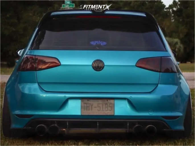 2015 Volkswagen Golf R Base with 18x10 Legacy Forged LF-30 and ...