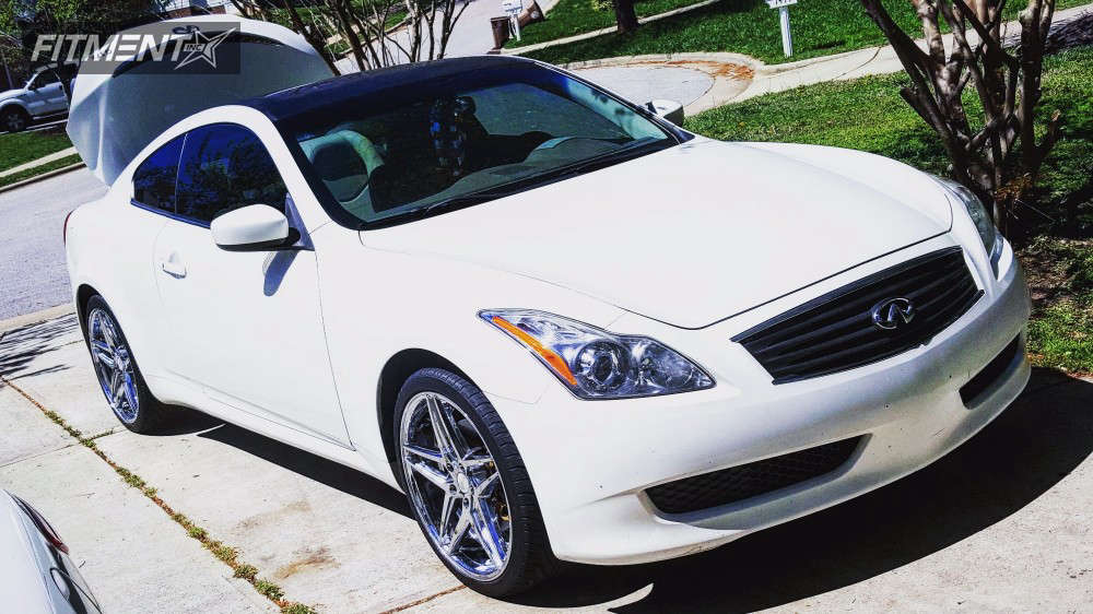 2010 INFINITI G37 X with 20x8.5 Rosso Reactiv and Lexani 215x50 on ...