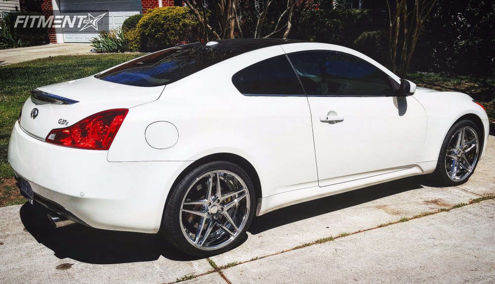 2010 INFINITI G37 X with 20x8.5 Rosso Reactiv and Lexani 215x50 on ...