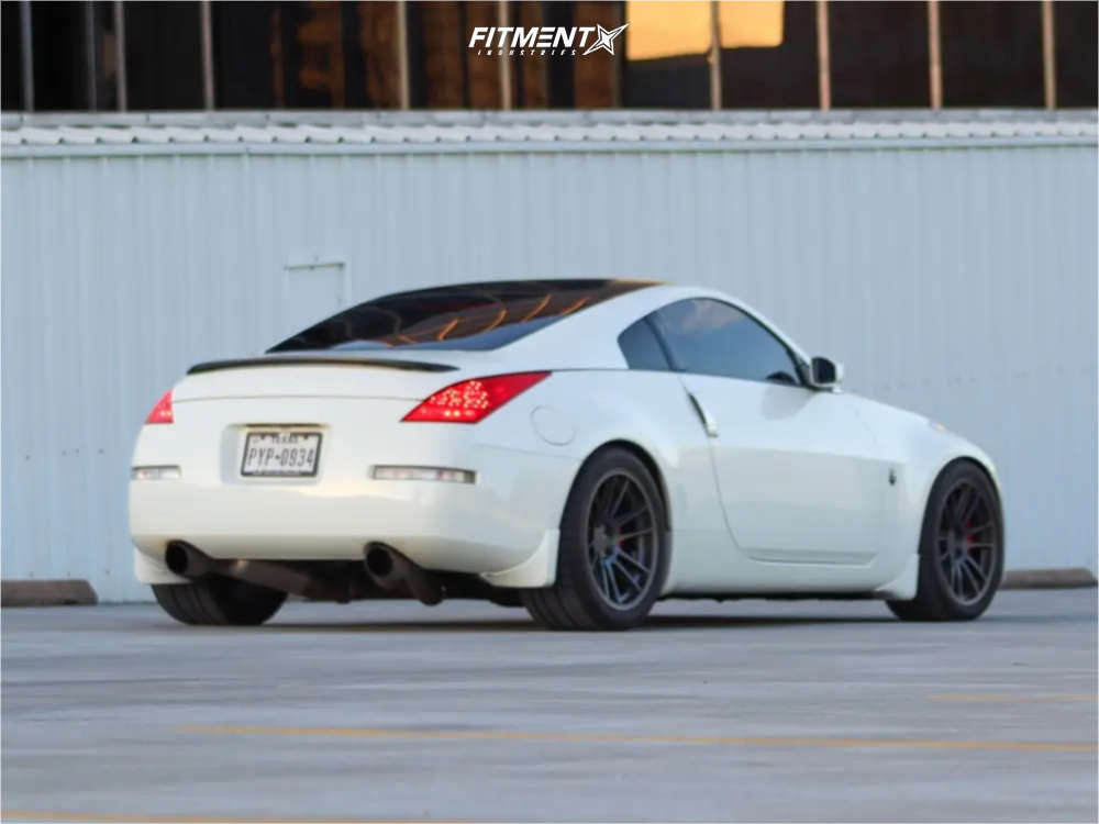 2007 Nissan 350Z Base with 18x9.5 Enkei Gtc01rr and Continental 275x35 ...