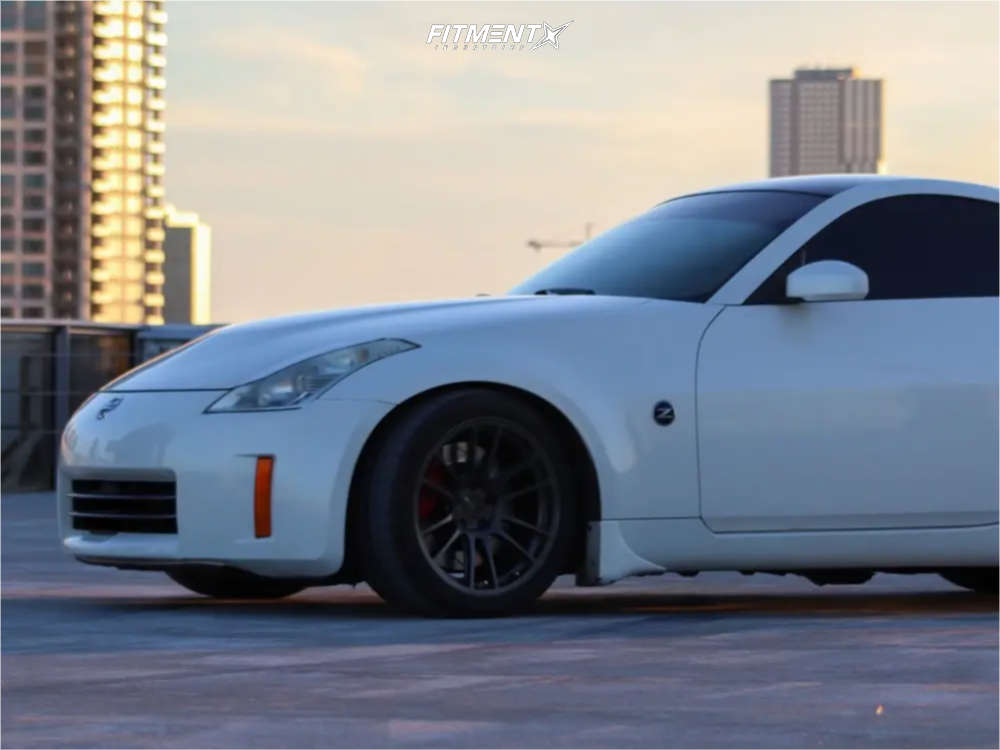 2007 Nissan 350Z Base with 18x9.5 Enkei Gtc01rr and Continental 275x35 ...
