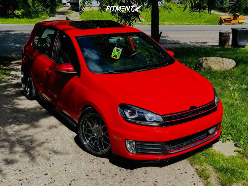 2012 Volkswagen GTI Base with 18x9 XXR 530d and Continental 245x40 on ...