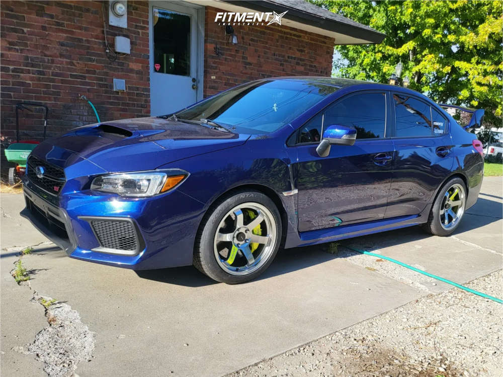 2019 Subaru WRX STI Base with 18x9.5 AVID1 Av6 and Continental 255x40 ...
