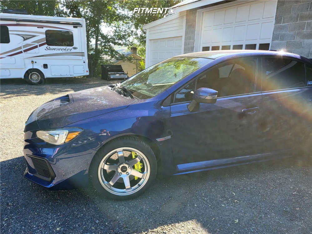 2019 Subaru WRX STI Base with 18x9.5 AVID1 Av6 and Continental 255x40 ...