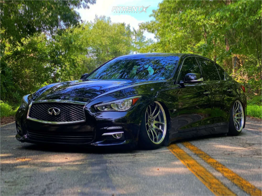 2017 INFINITI Q50 Premium with 19x10.5 Work Emotion Cr 2p and Achilles ...