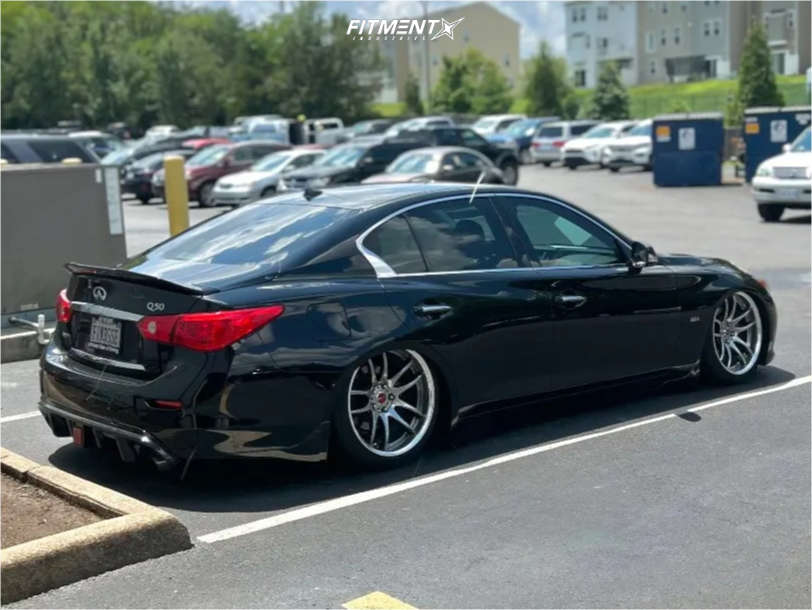 2017 INFINITI Q50 Premium with 19x10.5 Work Emotion Cr 2p and Achilles ...