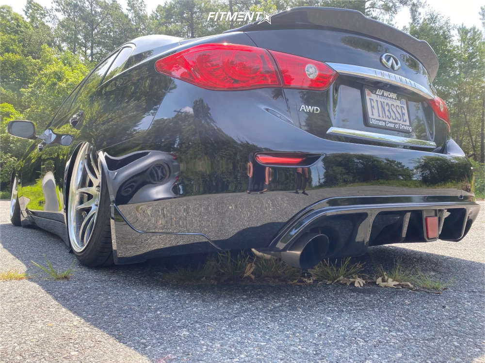 2017 INFINITI Q50 Premium with 19x10.5 Work Emotion Cr 2p and Achilles ...