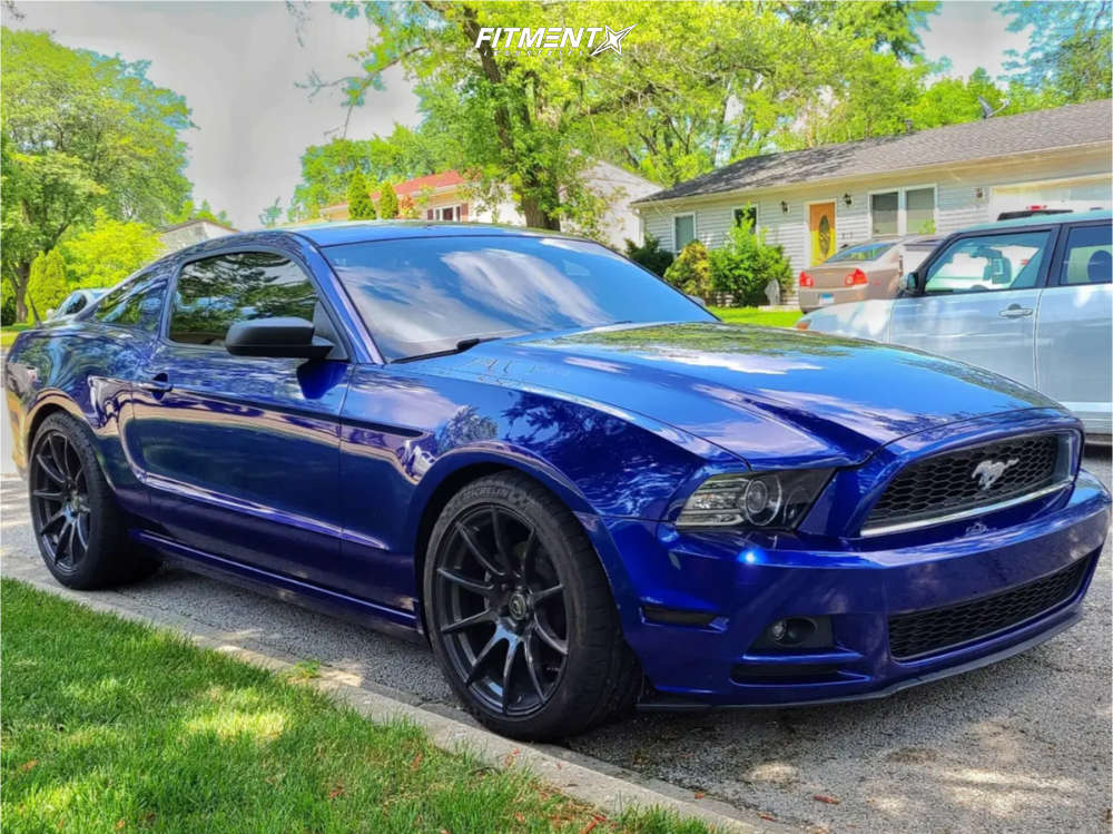 2014 Ford Mustang Base with 20x11 Forgestar Cf10 and Michelin 295x35 on ...