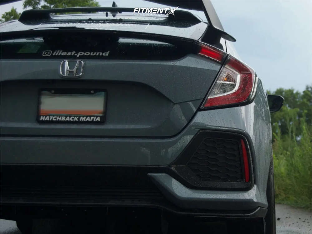 2019 Honda Civic LX with 18x9 BBS Lm and Achilles 215x40 on Coilovers | 2345099 | Fitment Industries