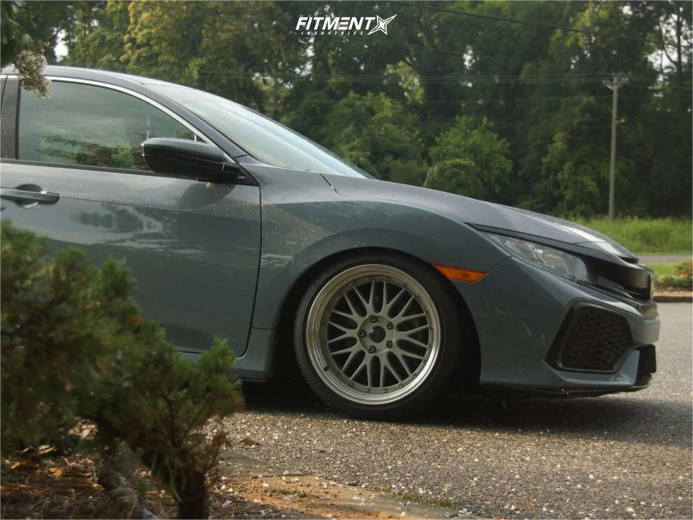 2019 Honda Civic LX with 18x9 BBS Lm and Achilles 215x40 on Coilovers | 2345099 | Fitment Industries