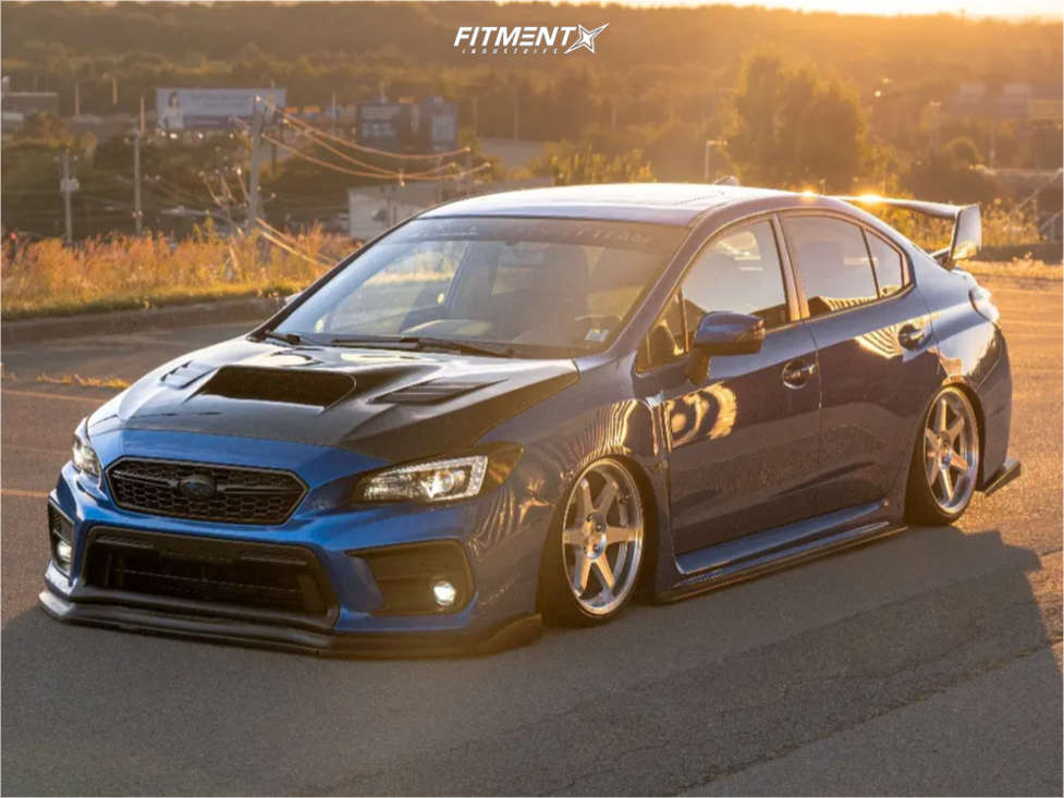 2018 Subaru WRX Sport-tech with 18x8.5 ESR Sr07 and Firestone 215x35 on ...