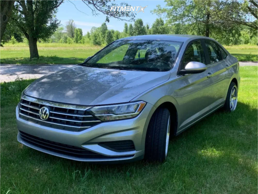 2021 Volkswagen Jetta S with 18x9.5 Vors Tr37 and Vercelli 225x40 on ...