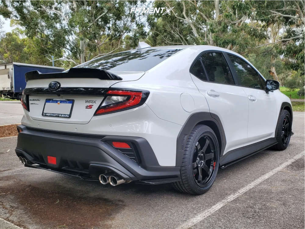 2022 Subaru WRX GT with 18x9.5 Volk TE37SL and Dunlop 245x40 on Stock ...