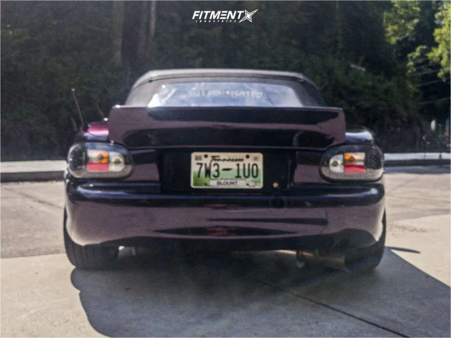 2002 Mazda Miata SE with 15x8 MST Mt10 and Yokohama 205x45 on Coilovers ...