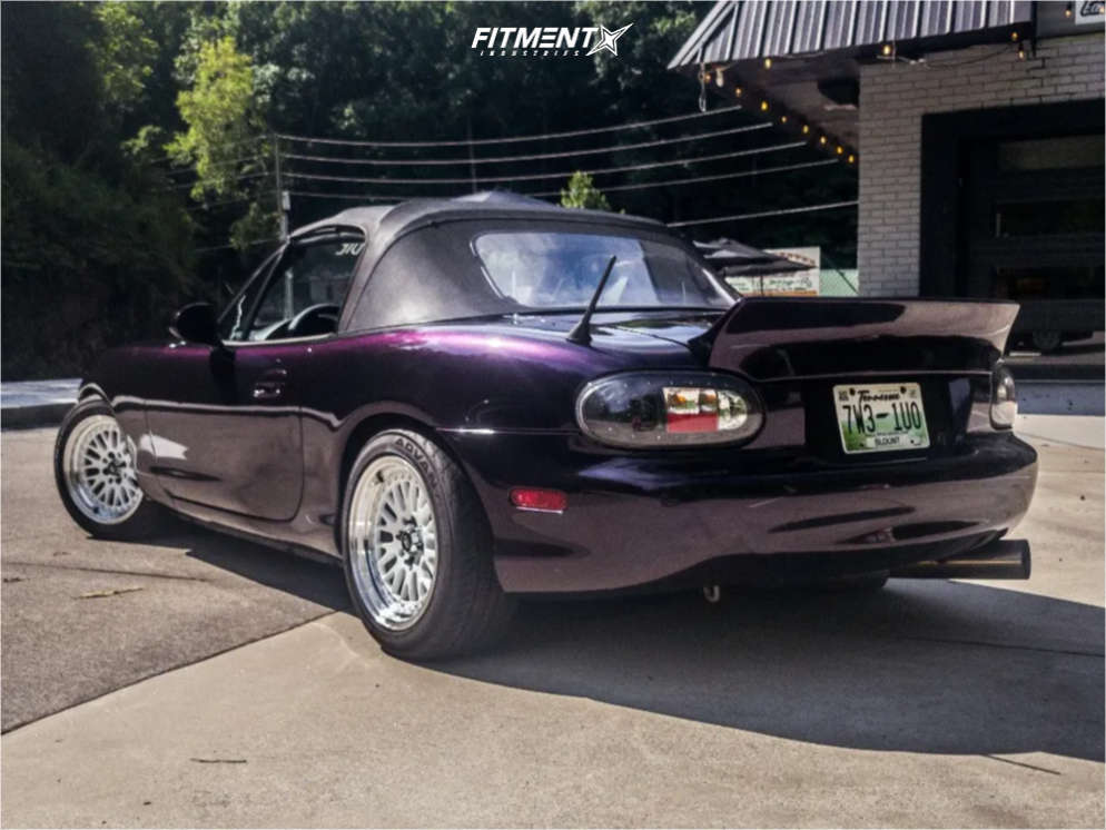 2002 Mazda Miata SE with 15x8 MST Mt10 and Yokohama 205x45 on Coilovers ...