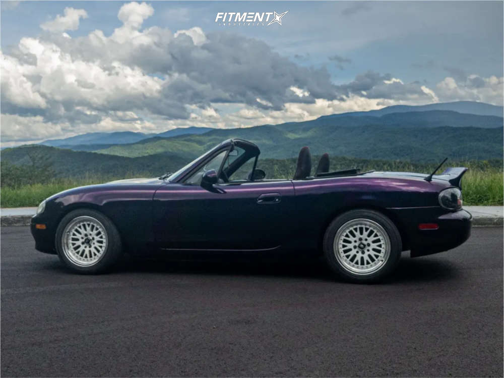 2002 Mazda Miata SE with 15x8 MST Mt10 and Yokohama 205x45 on Coilovers ...