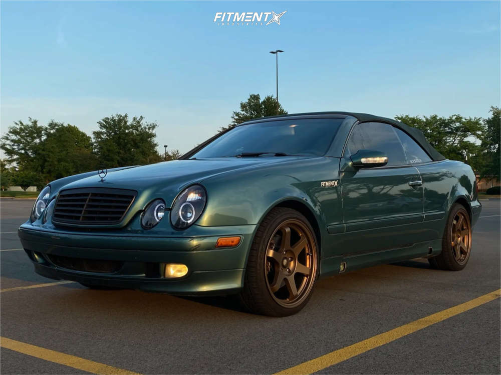 2000 Mercedes-Benz CLK320 Base with 18x8.5 9SiX9 SIX-1 and Falken ...