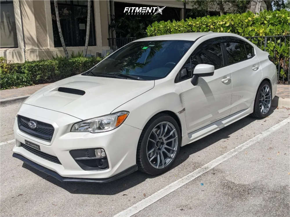 2015 Subaru WRX Base with 18x8.5 AVID1 Av20 and Continental 235x40 on ...
