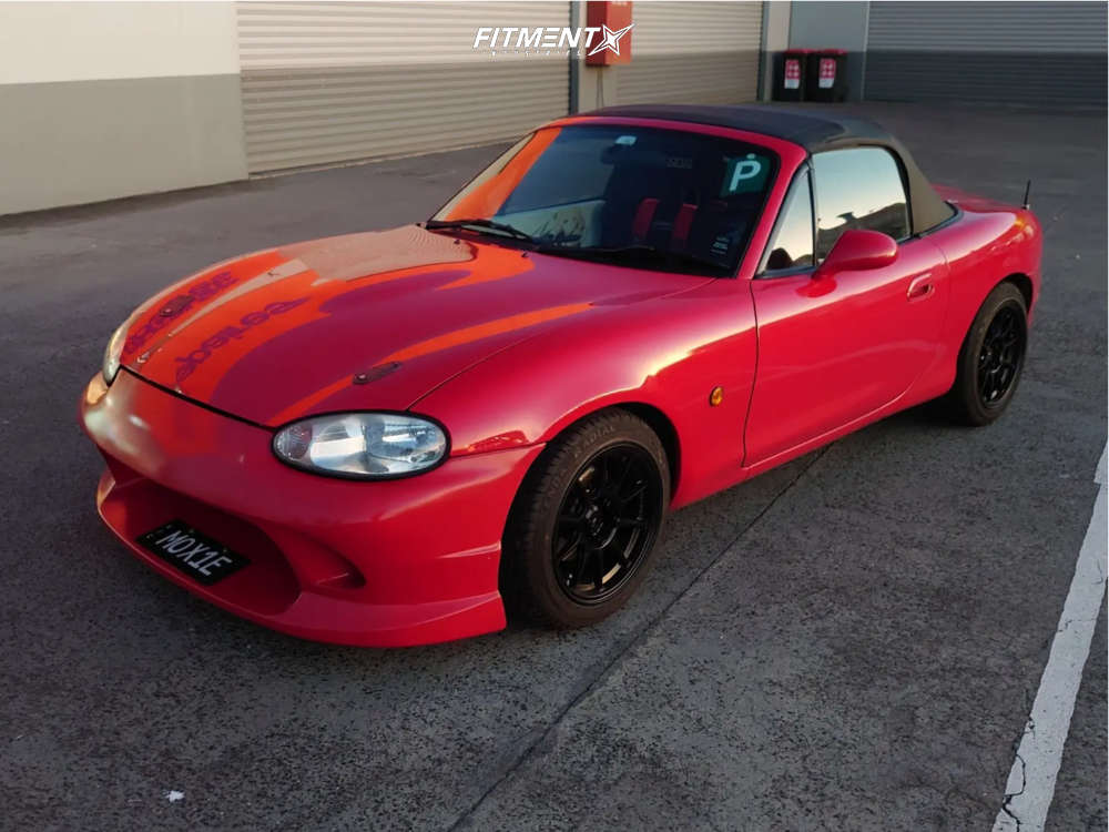 1999 Mazda Miata Base with 15x8 Konig Dekagram and Kenda 195x50 on ...