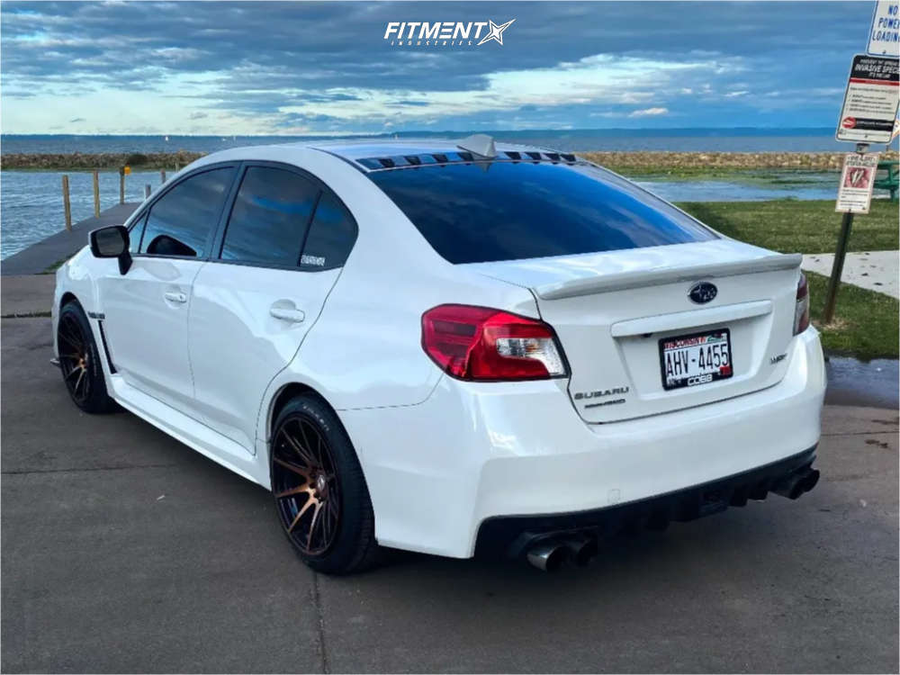 2018 Subaru WRX Base with 18x9 Shift Gear and Falken 235x40 on Stock ...