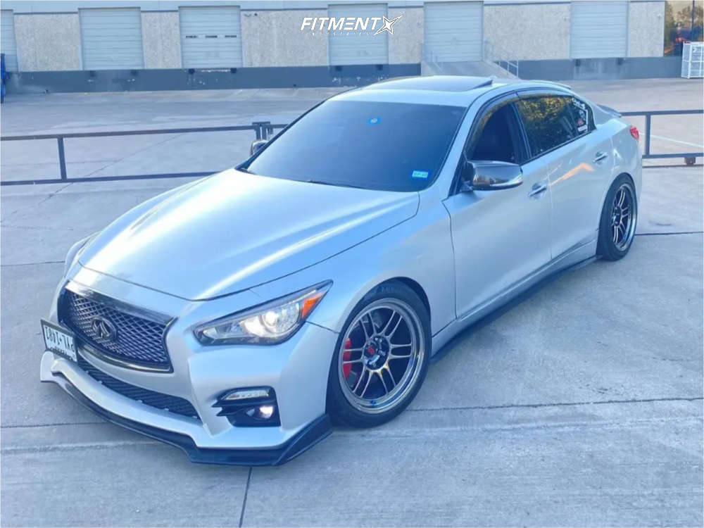 2015 INFINITI Q50 Sport with 18x9.5 Enkei Rpf1 and Kumho 235x45 on ...