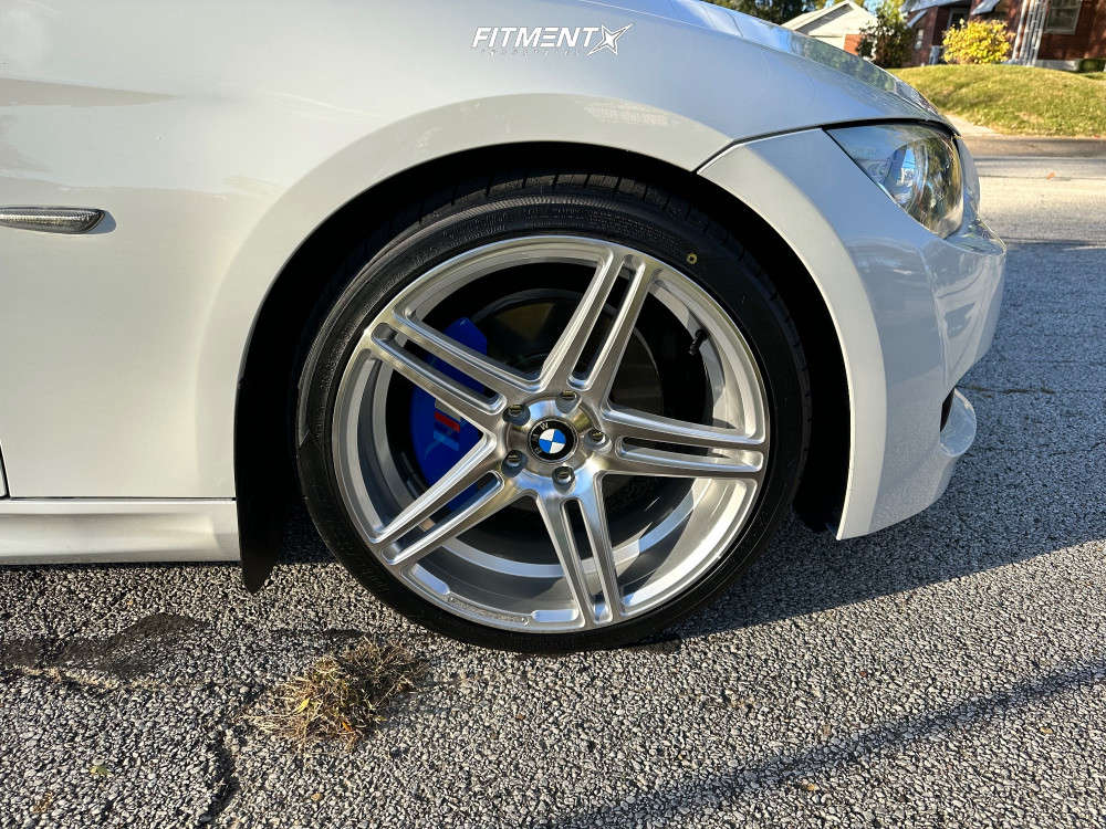 2012 BMW 328i m-sport with 19x8.5 Axe EX12 and Nitto 235x35 on Stock ...