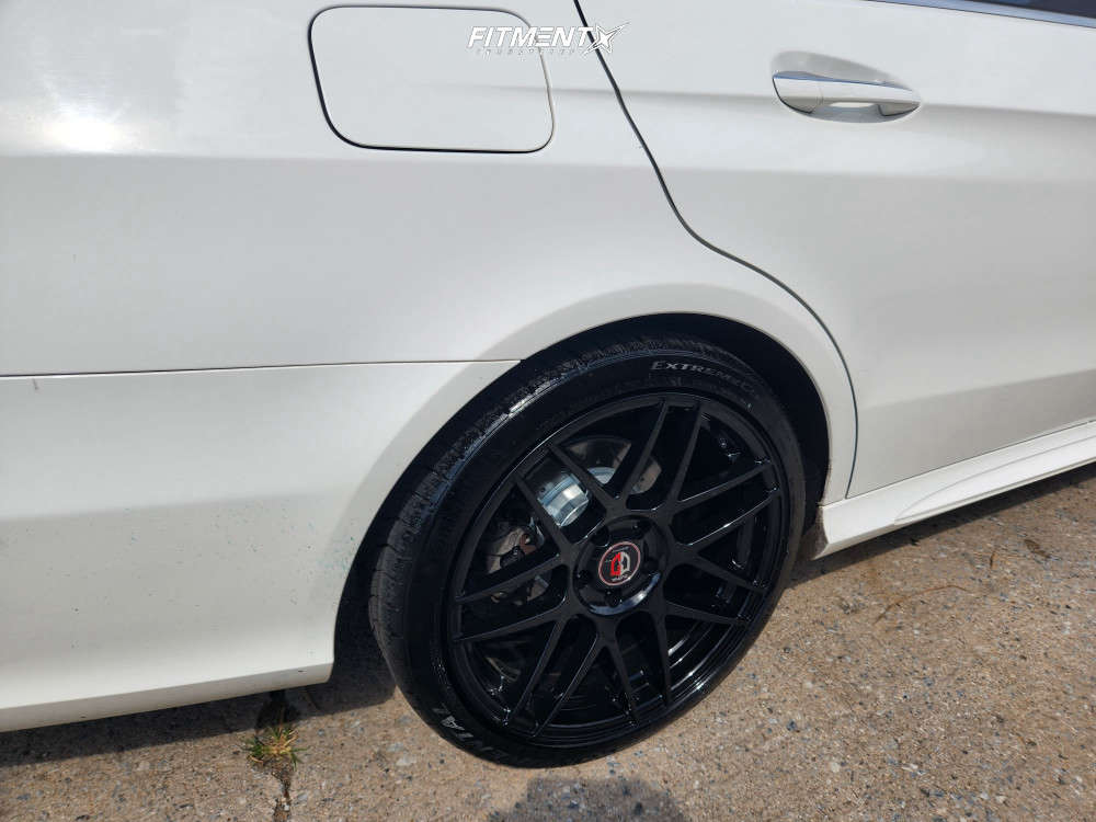 2016 Mercedes-Benz E350 4Matic with 19x8.5 Curva C300 and Continental ...