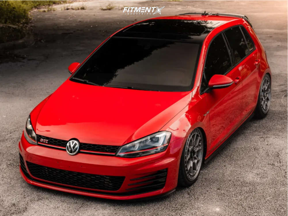 2016 Volkswagen GTI Autobahn with 19x8.5 Rotiform Zmo-m and Yokohama ...