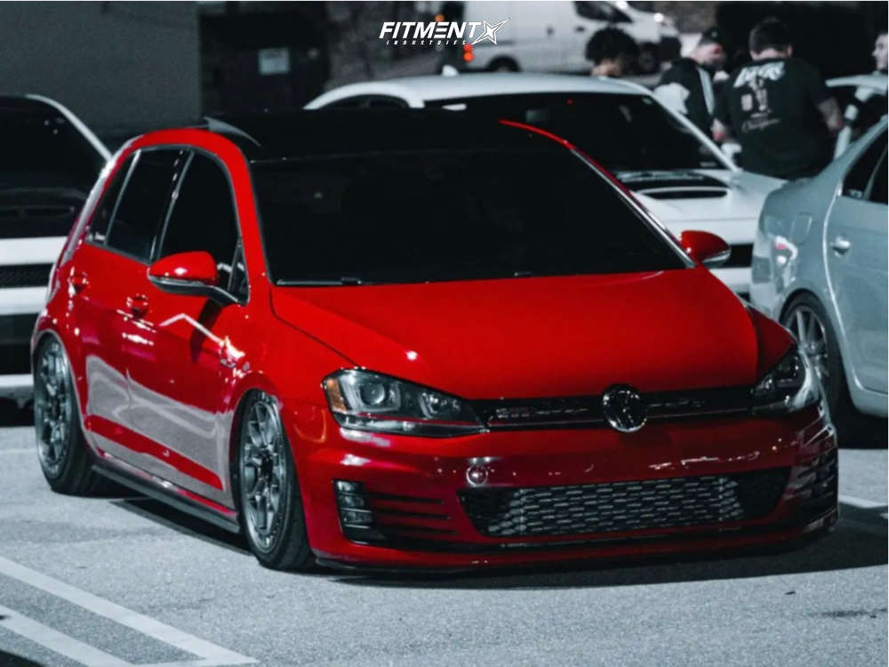 2016 Volkswagen GTI Autobahn with 19x8.5 Rotiform Zmo-m and Yokohama ...