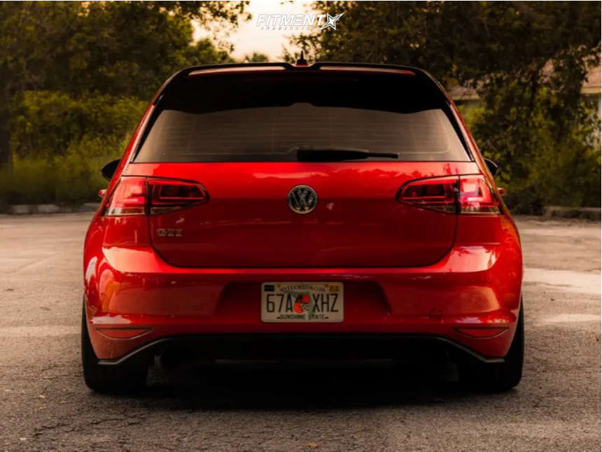 2016 Volkswagen GTI Autobahn with 19x8.5 Rotiform Zmo-m and Yokohama ...