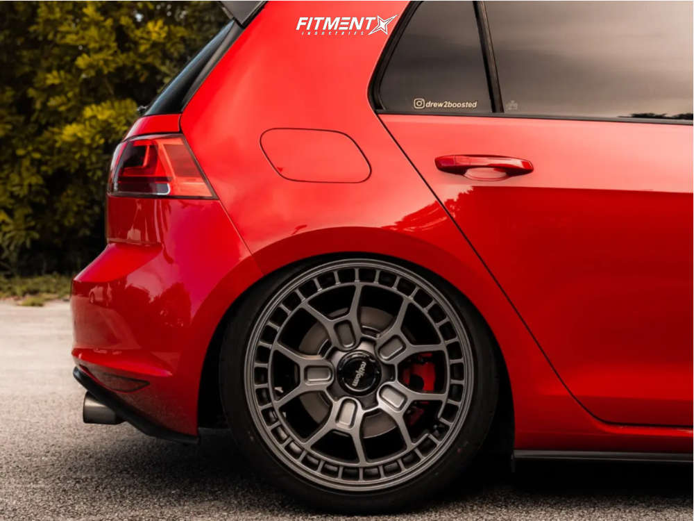 2016 Volkswagen GTI Autobahn with 19x8.5 Rotiform Zmo-m and Yokohama ...