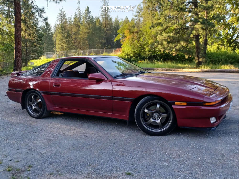 1988 Toyota Supra Turbo with 17x7 Motegi Mr131 and Pirelli 225x45 on ...