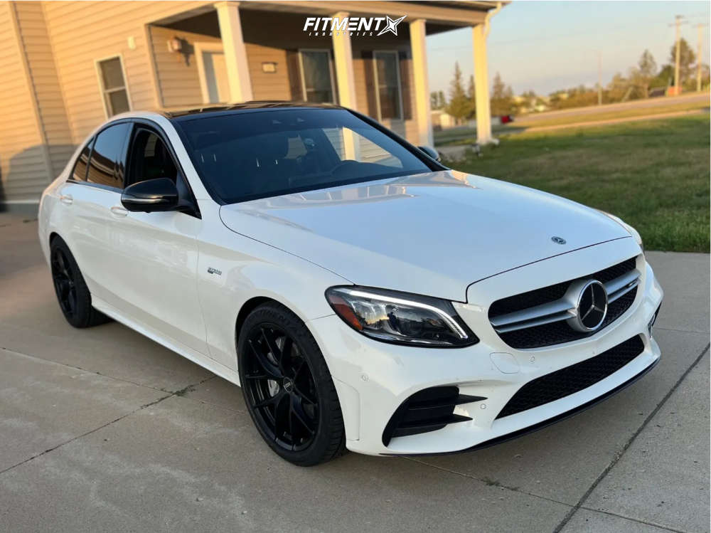 2019 Mercedes-Benz C43 AMG 4Matic with 19x8.5 ESR Rf2 and Continental ...