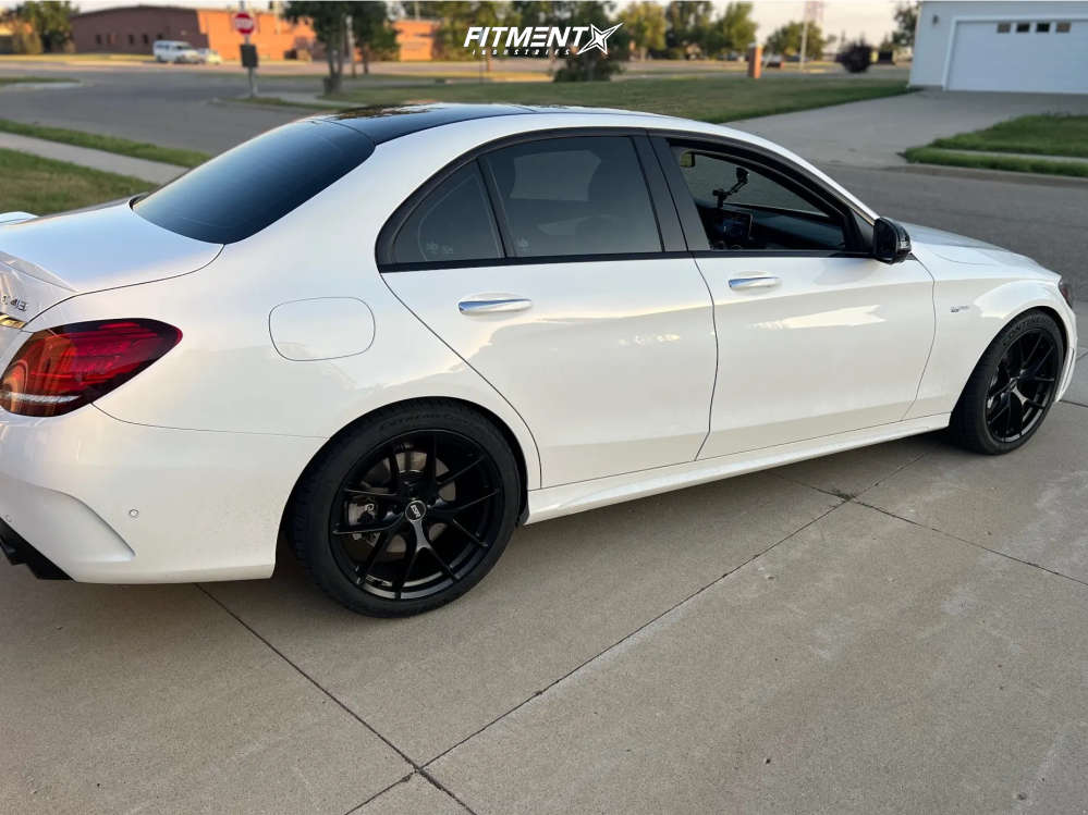 2019 Mercedes-Benz C43 AMG 4Matic with 19x8.5 ESR Rf2 and Continental ...