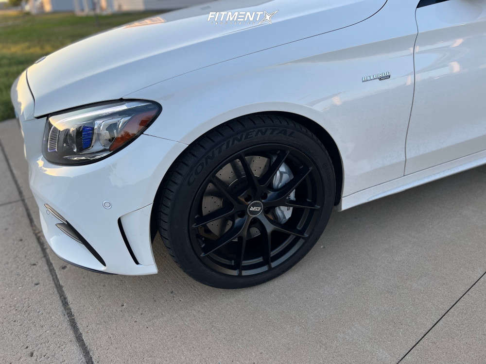 2019 Mercedes-Benz C43 AMG 4Matic with 19x8.5 ESR Rf2 and Continental ...